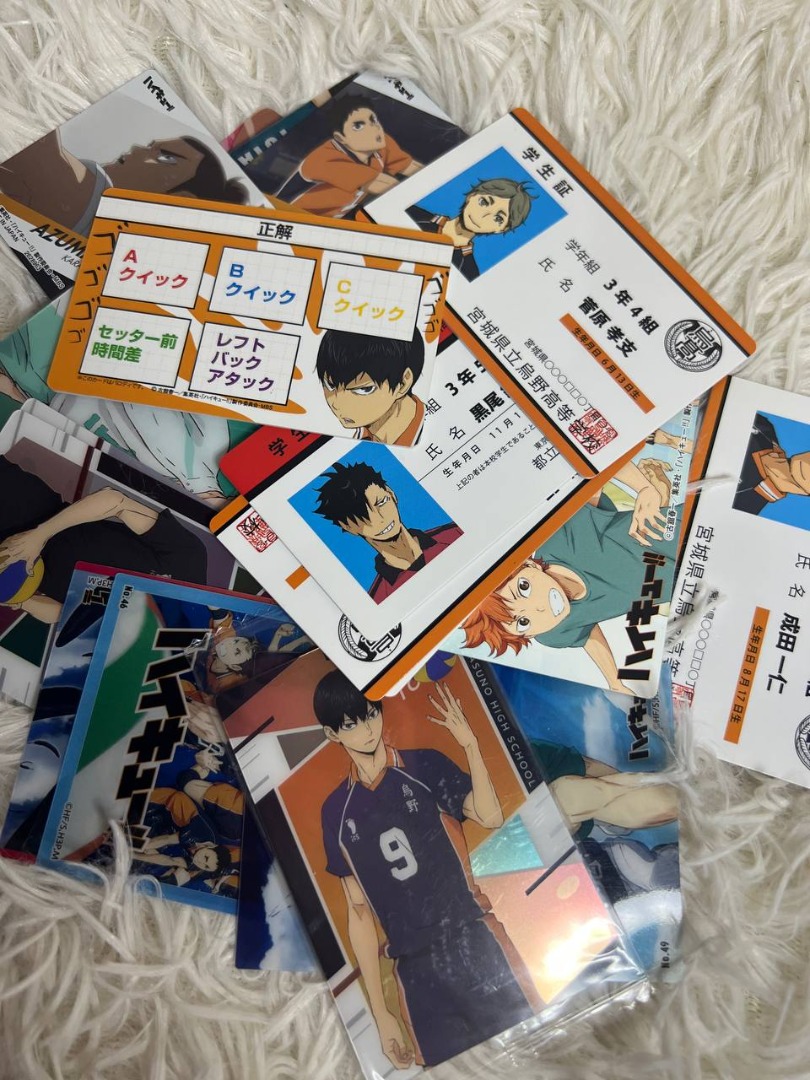 Haikyuu! - Cards [Official Merch], Hobbies & Toys, Toys & Games on ...