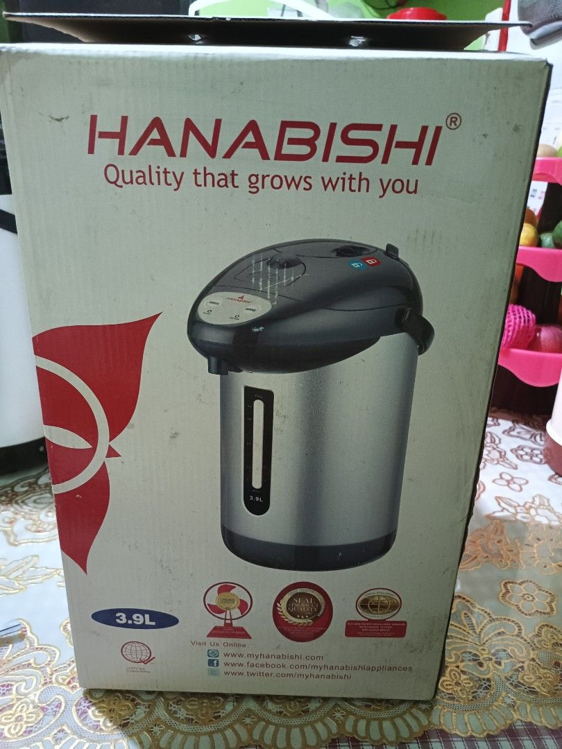 Hanabishi Airpot model Hotpot-400, TV & Home Appliances, Kitchen ...