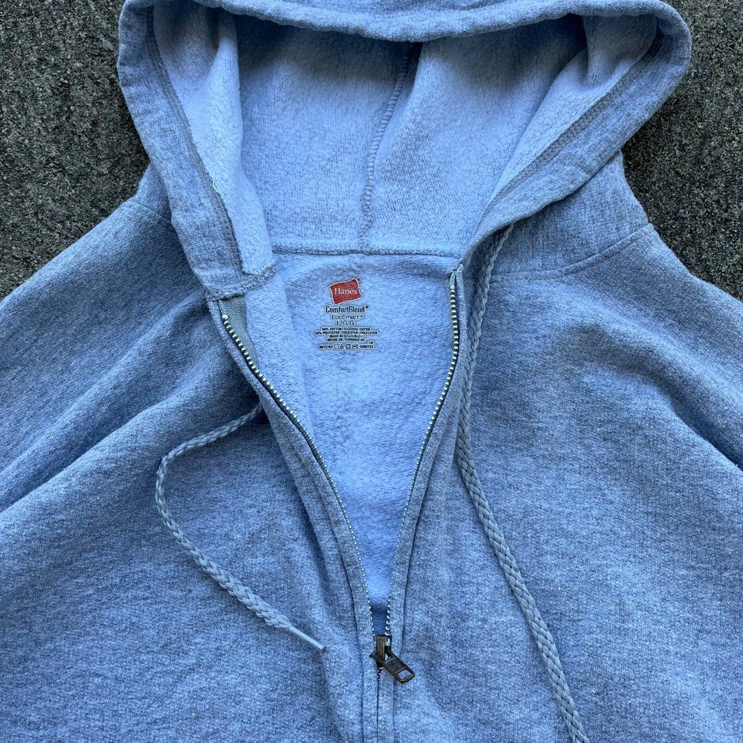 Hanes Zip Up Hoodie, Men's Fashion, Coats, Jackets and Outerwear on ...