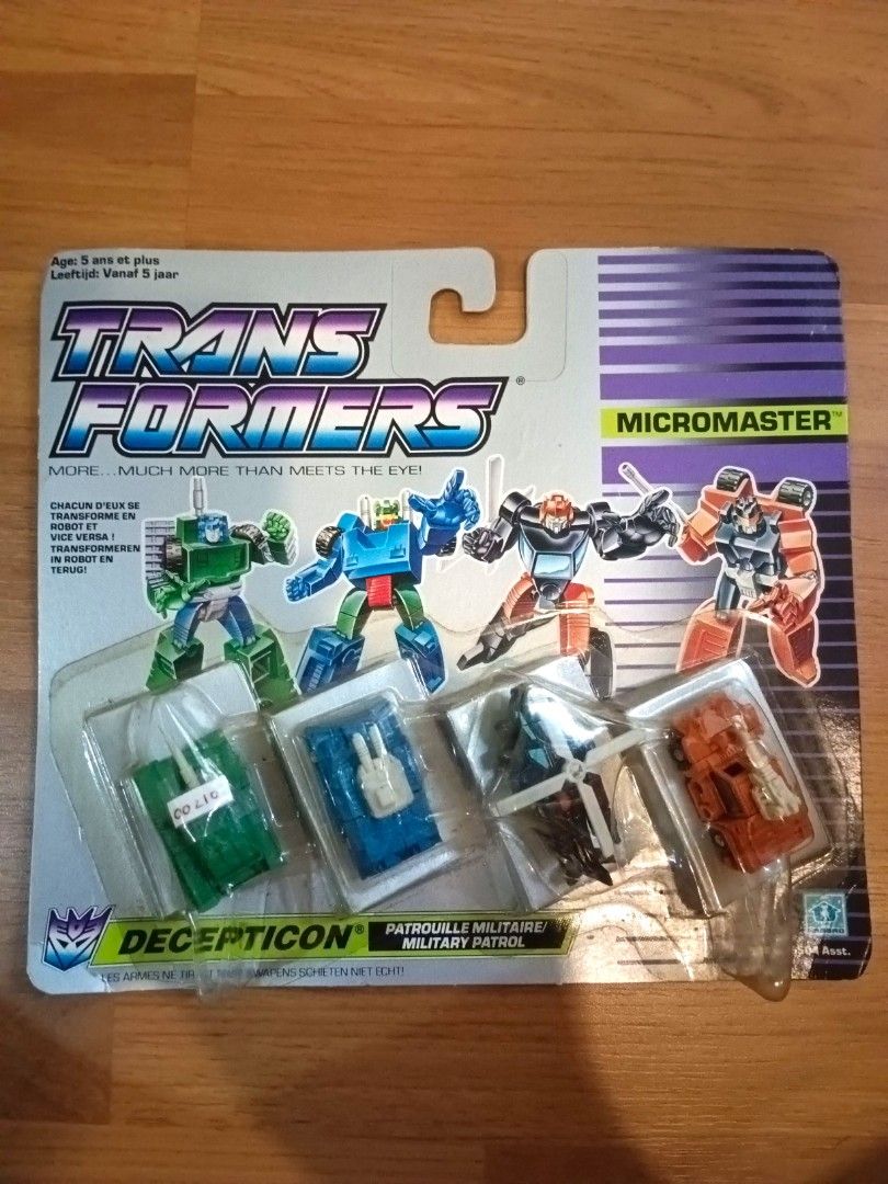 Vintage RARE 1989 - Hasbro - Transformers G1 - Micromaster - Decepticon ...