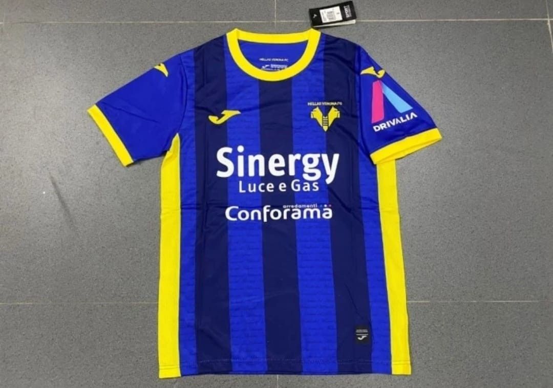 Hellas Verona home jersey 23/24 fans issue, Men's Fashion, Activewear on Carousell