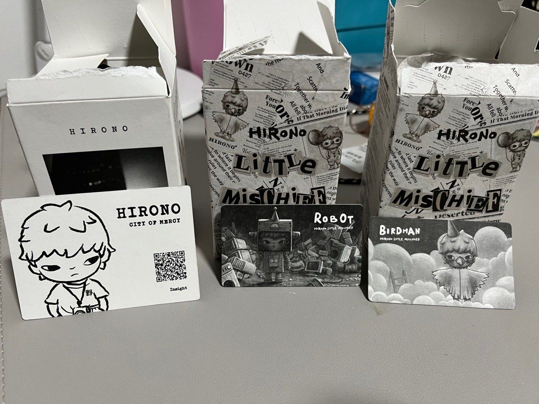 Hirono Figures (trade only) Insight, Birdman, and Robot, Hobbies & Toys ...