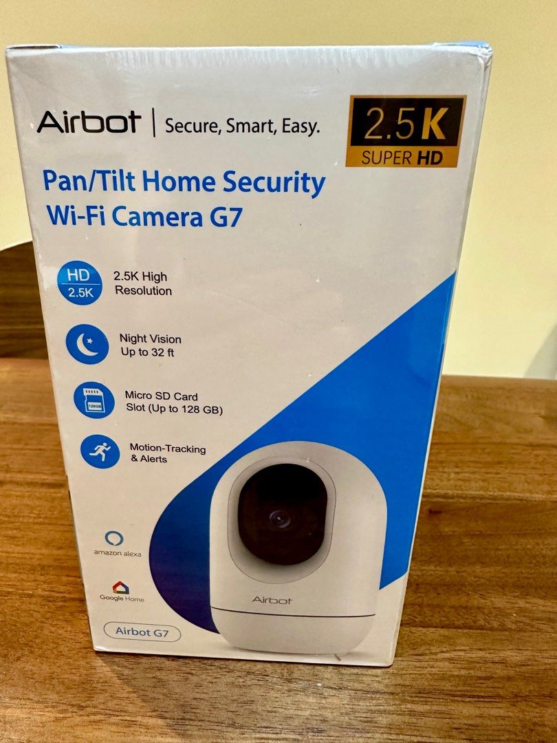 Airbot G7 2.5K HD Home security camera, Furniture & Home Living ...
