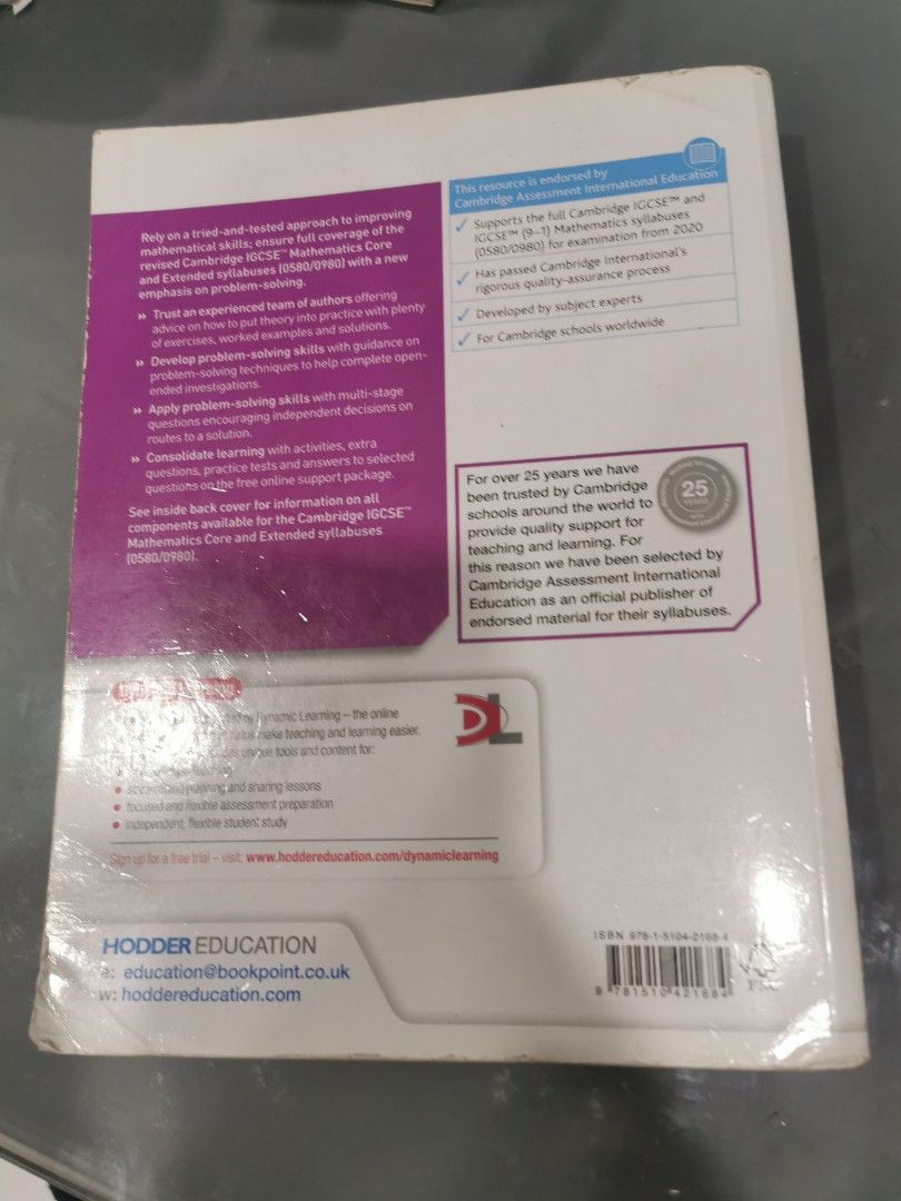 Igcse Math Core And Extended Textbook Hobbies And Toys Books