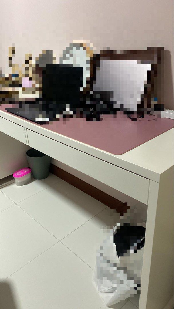 IKEA MICKE Desk with Drawer unit, Furniture & Home Living, Furniture ...