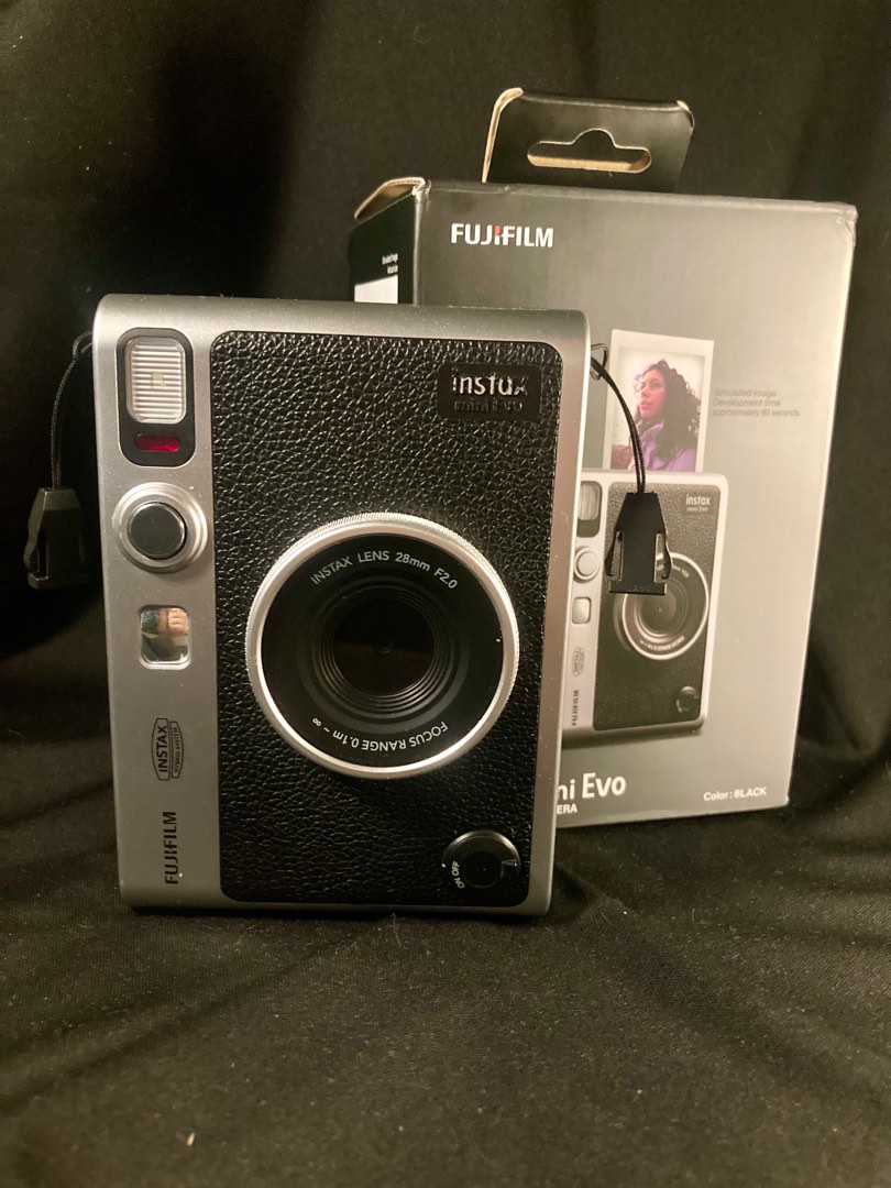Instax Mini Evo - Black (USB-C Version), Photography, Cameras on Carousell