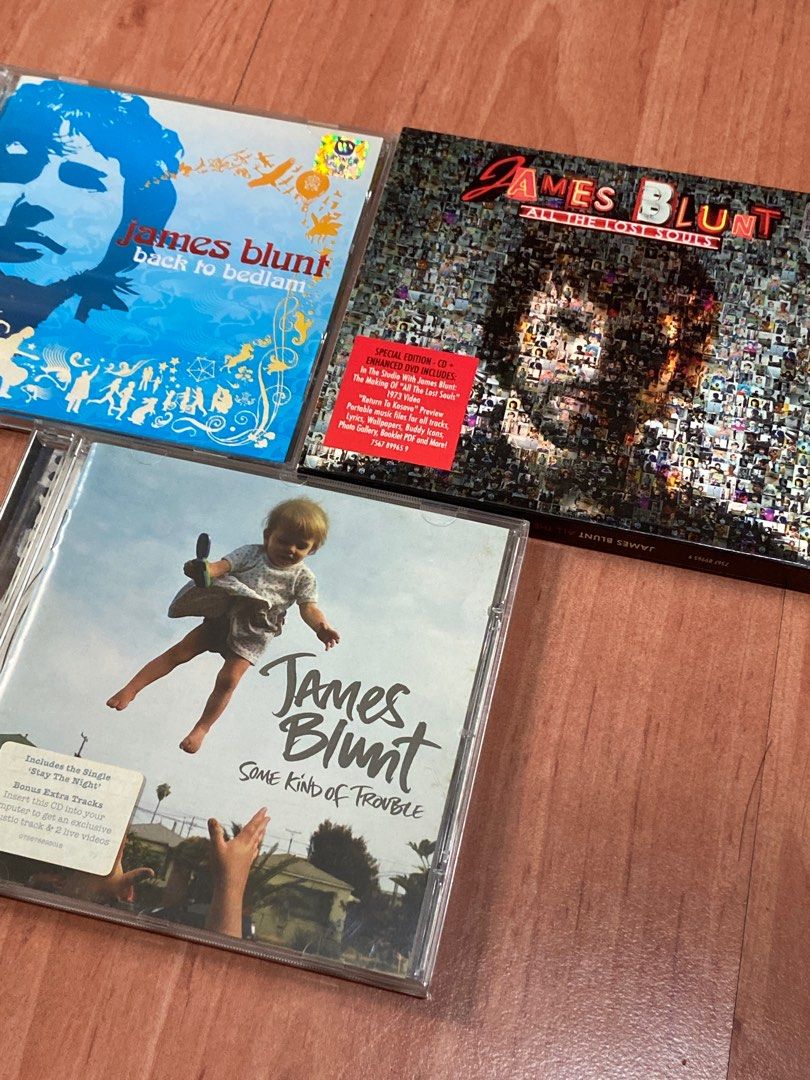 James Blunt Albums, Hobbies & Toys, Music & Media, CDs & DVDs on Carousell
