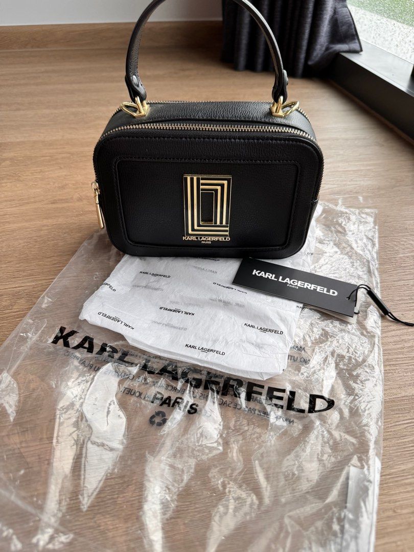 Karl Lagerfeld camera bag, Women's Fashion, Bags & Wallets, Cross-body ...