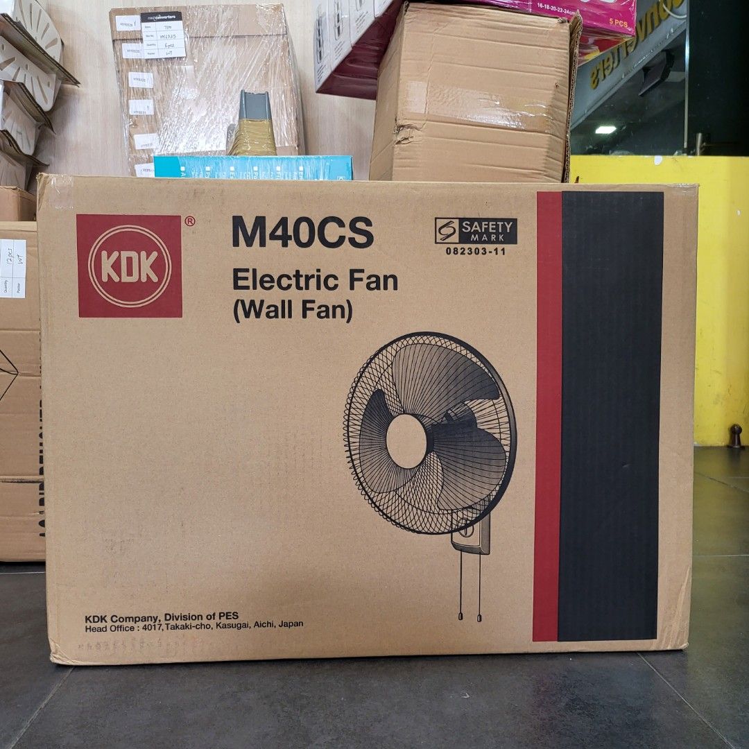 KDK M40CS Electric Wall Fan, Furniture & Home Living, Lighting & Fans ...