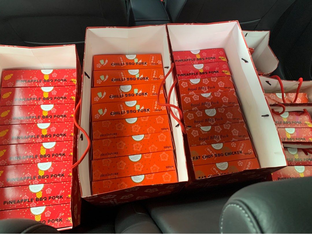 Kim Peng Hiang Bak Kwa Help To Queue, Food & Drinks, Packaged & Instant Food on Carousell
