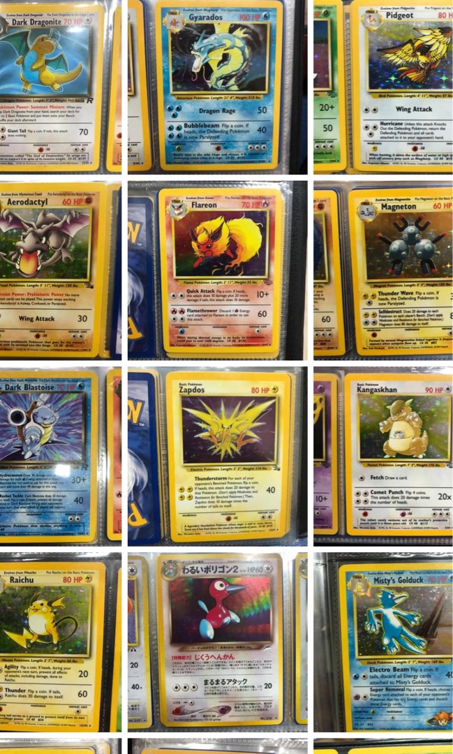 Koleksi Kartu Pokemon Jadul, Toys & Collectibles, Permainan Papan ...