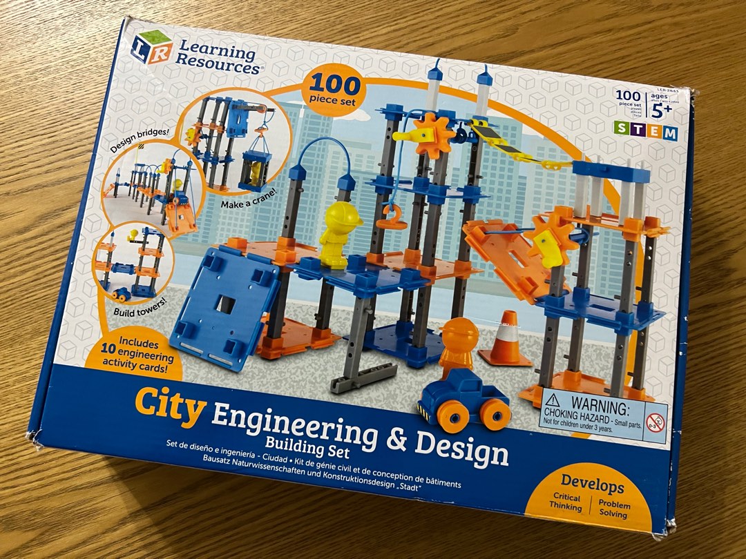 Learning Resources - City Engineering & Design Building Set, 興趣及遊戲, 玩具 ...