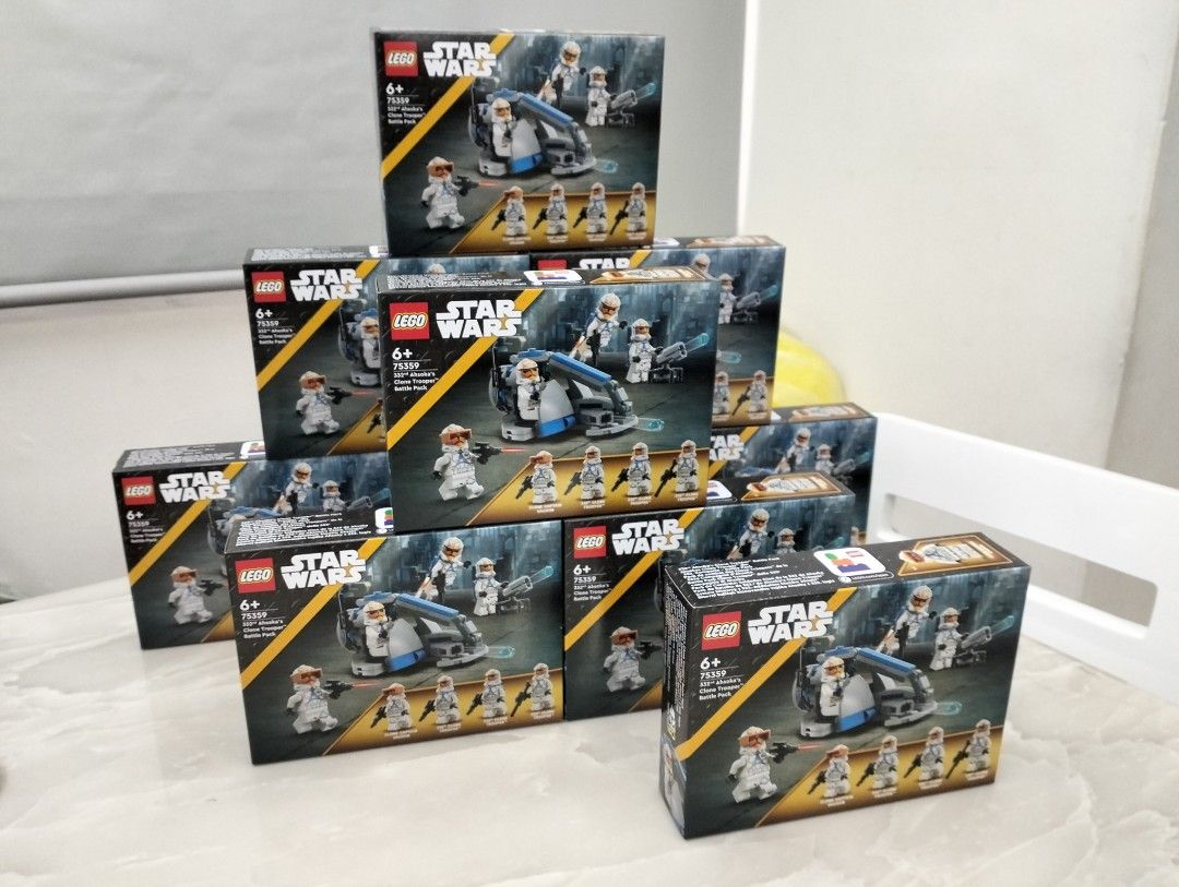 Lego 75359 Star Wars 332nd Ahsoka's Clone Trooper Battle Pack x10 ...