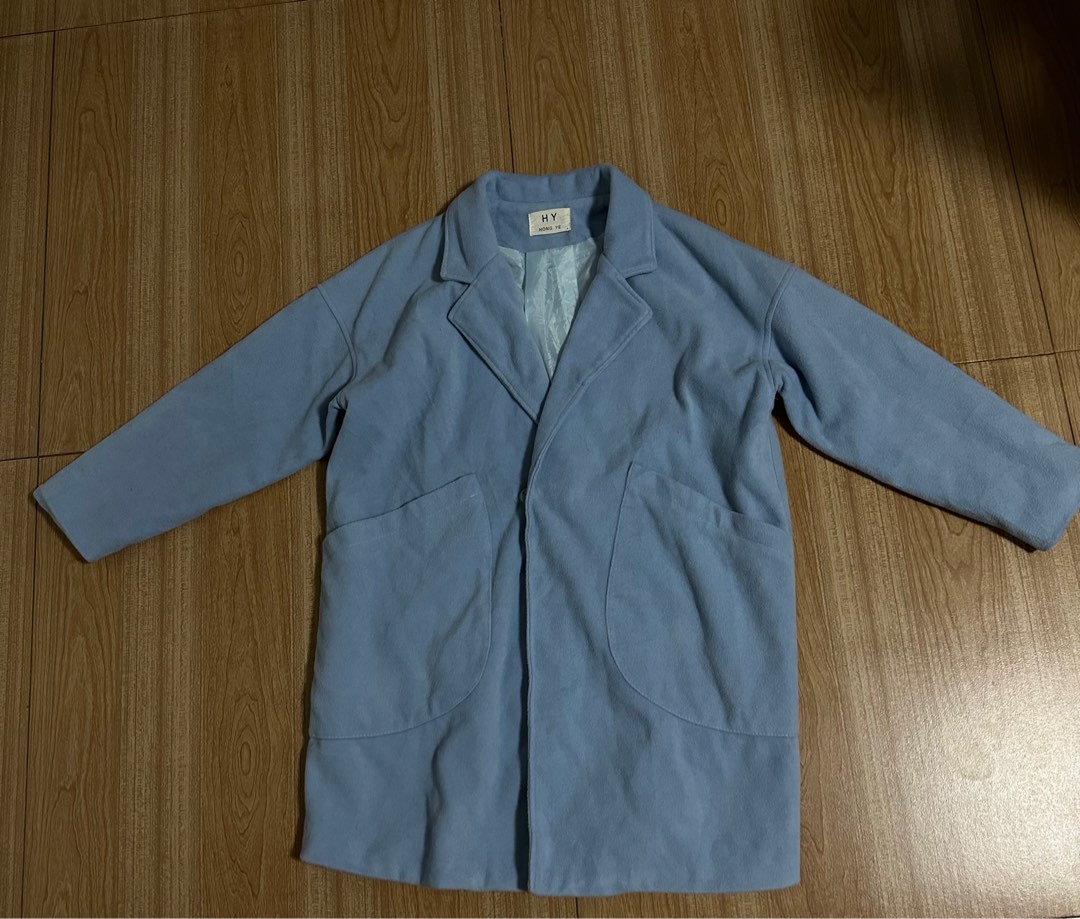 Light blue winter coat, Women's Fashion, Coats, Jackets and Outerwear ...