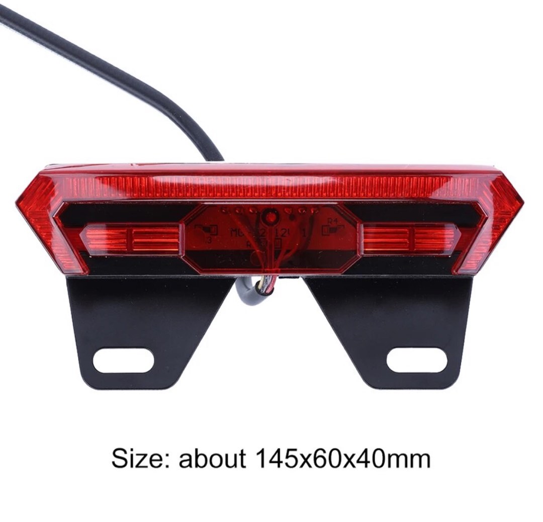 *Light PAB Ebike 36v to 72v 3in1 Rear light Brake Light and Turn Signal ...