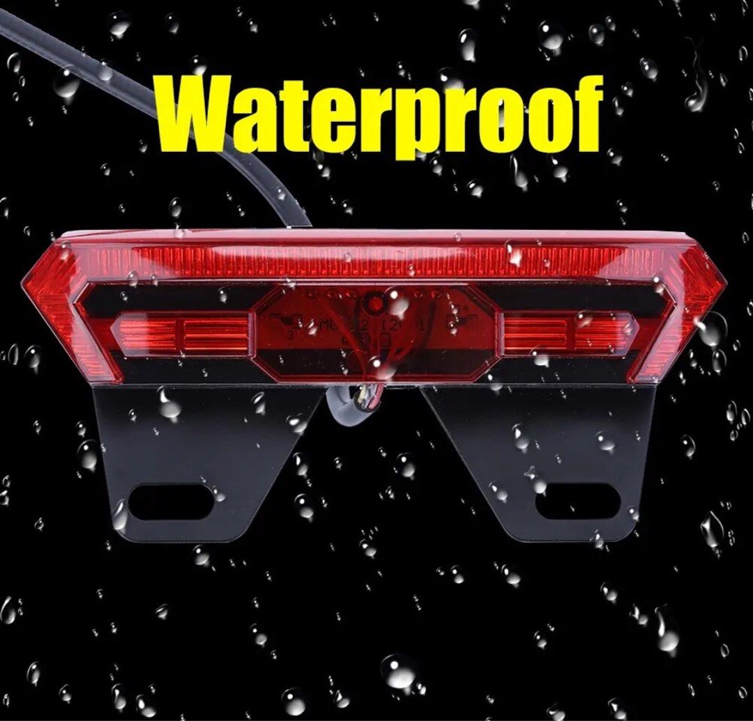 *Light PAB Ebike 36v to 72v 3in1 Rear light Brake Light and Turn Signal ...