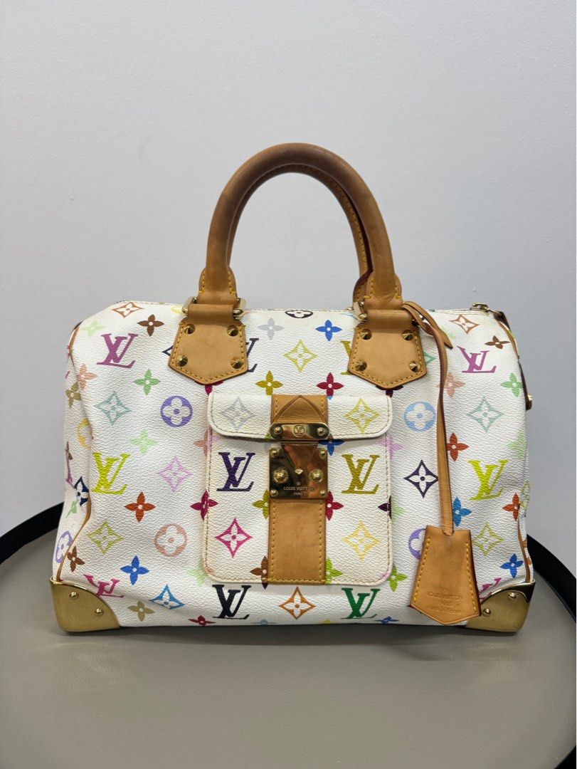 LOUIS VUITTON LV MULTICOLOUR SPEEDY 30, Luxury, Bags & Wallets on Carousell