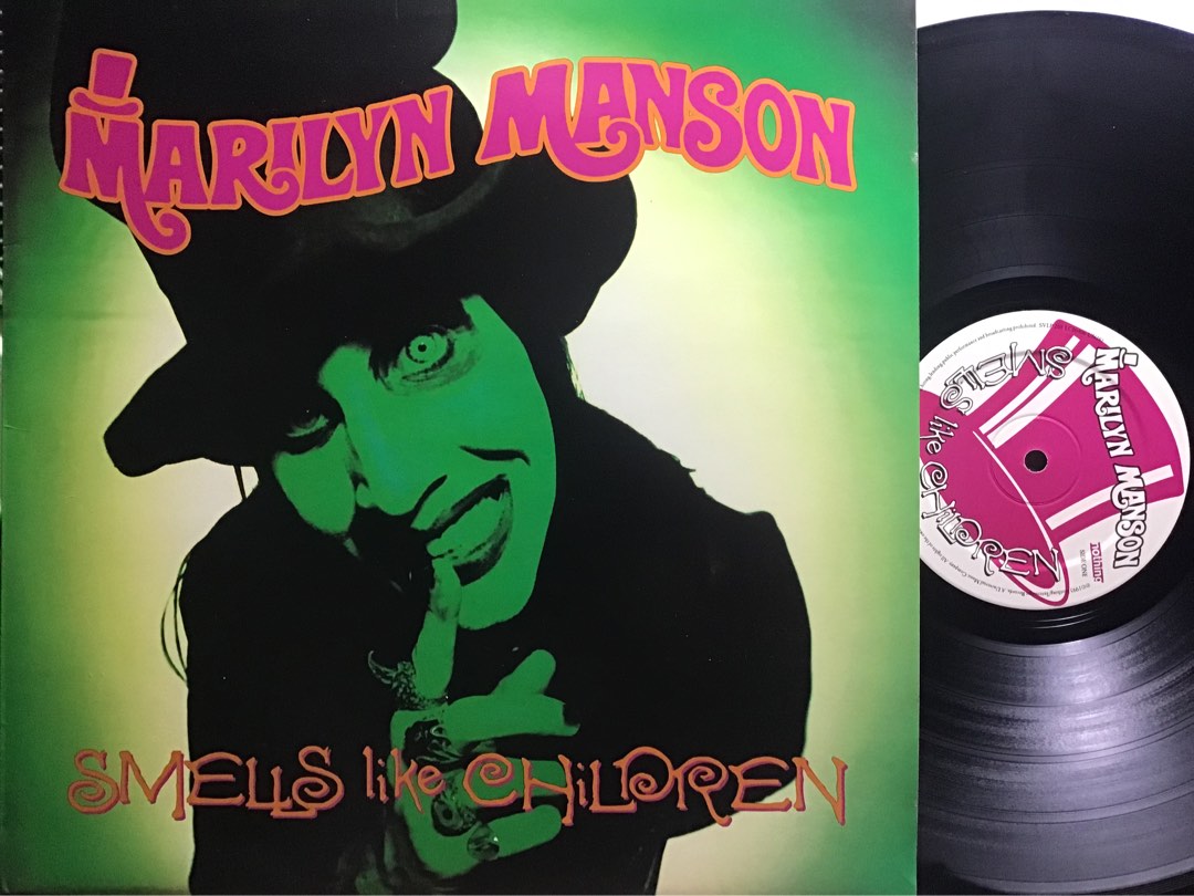 LP Marilyn Manson - Smells Like Children OOP VINYL RECORD Anubis Piring ...