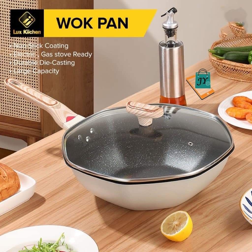 LUX KITCHEN WOK PAN, Furniture & Home Living, Kitchenware & Tableware ...
