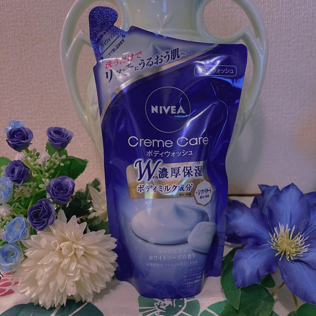 Made in Japan NIVEA CREME Care European White Soap Scent Thick Cream ...