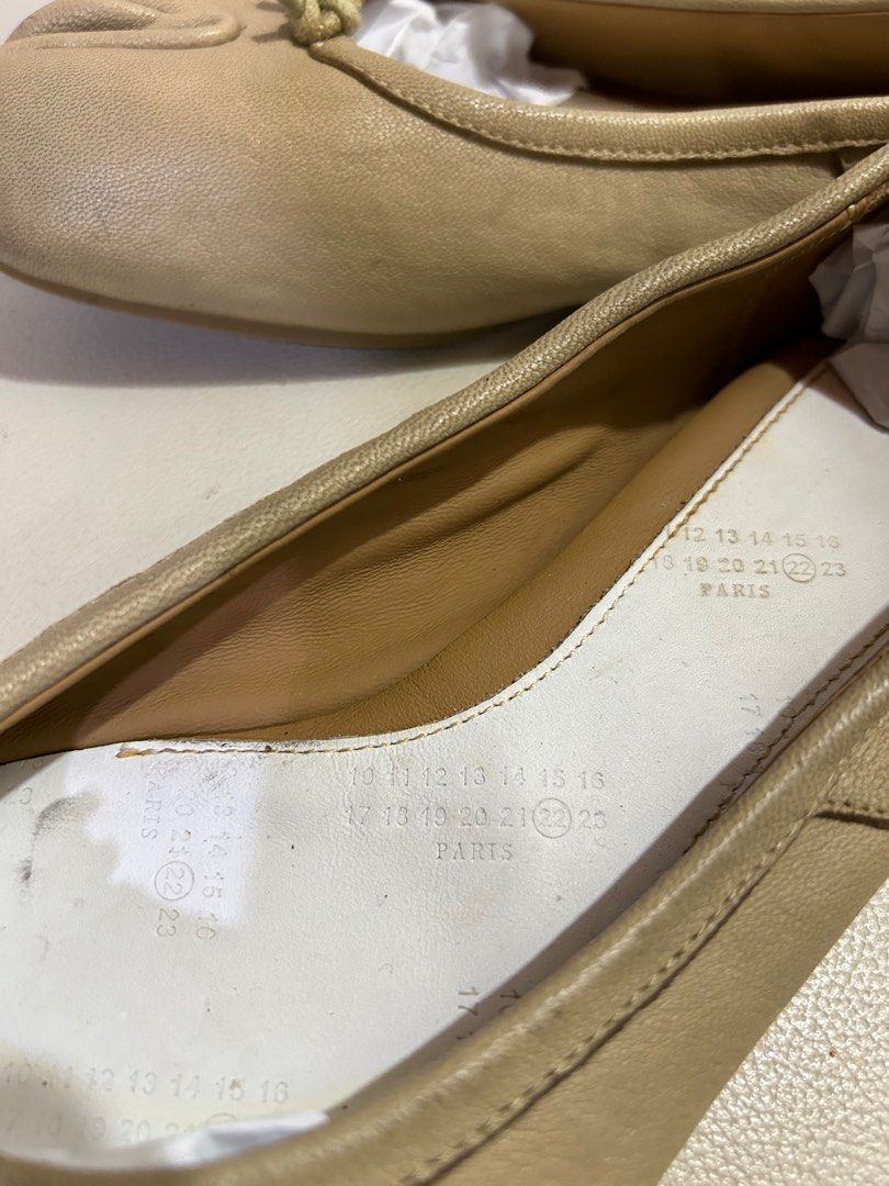 Maison Margiela Line 22 Leather Ballet Tabi (Alternative), Luxury ...