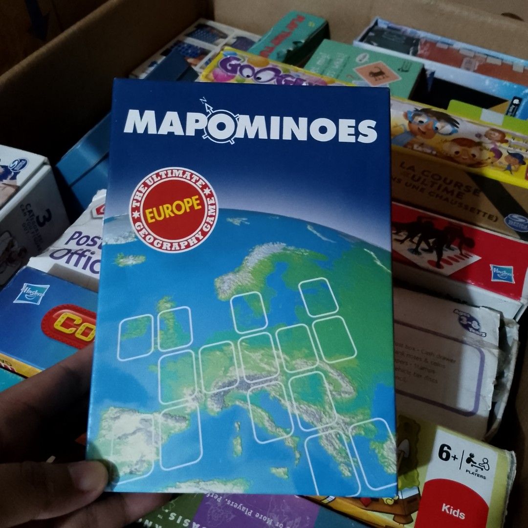 Mapominoes Europe Map Dominoes of Europe Card game board game for ...