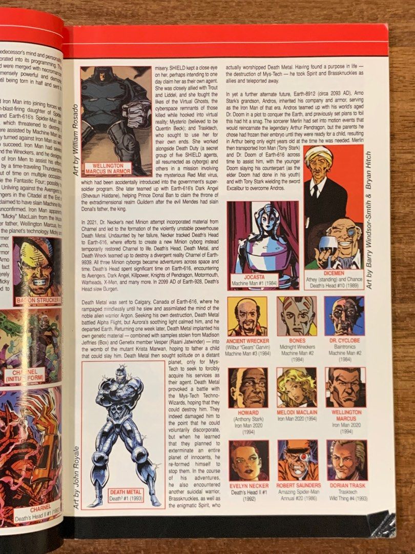 MARVEL OFFICIAL HANDBOOK OF THE MARVEL UNIVERSE A-Z, Hobbies & Toys ...