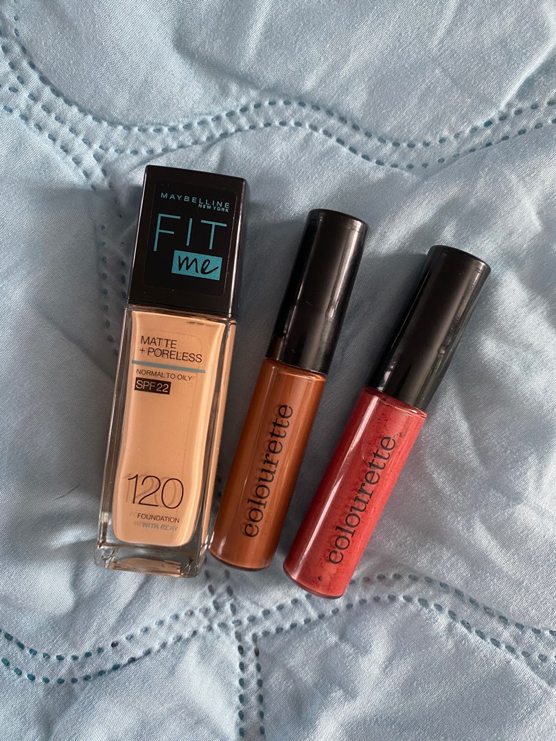 Maybelline Fit Me Foundation with FREE Colourette Colortint, Beauty ...
