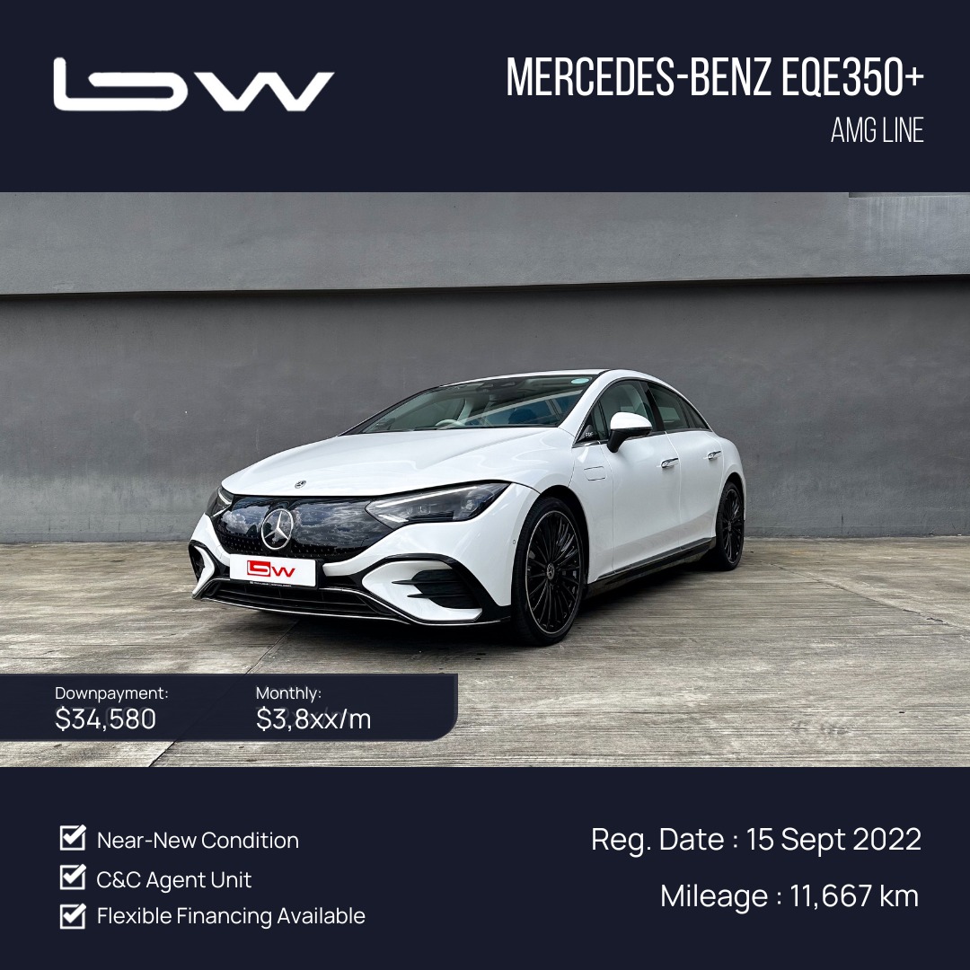 Mercedes-Benz EQE-Class EQE350+ AMG Line Auto, Cars, Used Cars on Carousell