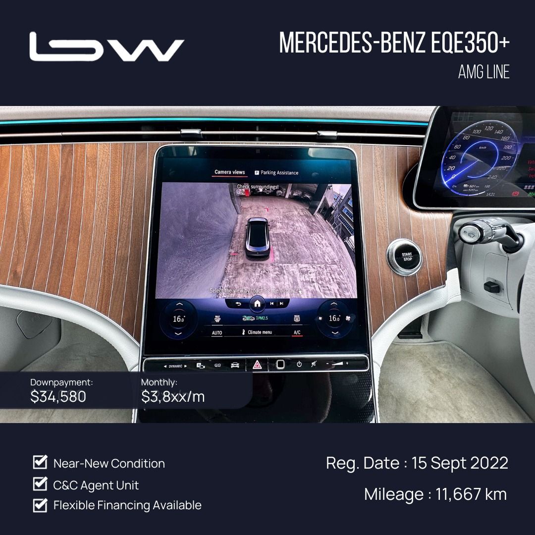 Mercedes-Benz EQE-Class EQE350+ AMG Line Auto, Cars, Used Cars on Carousell