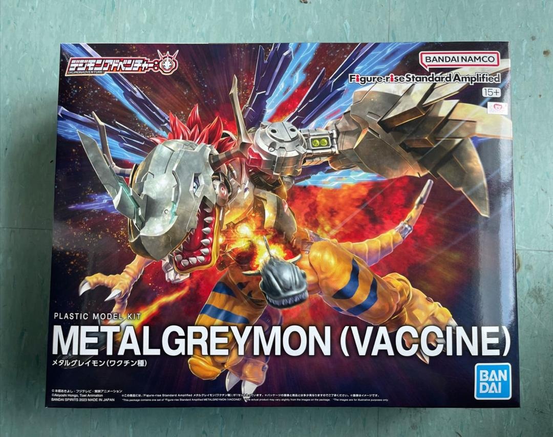 METALGREYMON (VACCINE) AMPLIFIED DIGIMON FIGURE RISE STANDARD BANDAI ...
