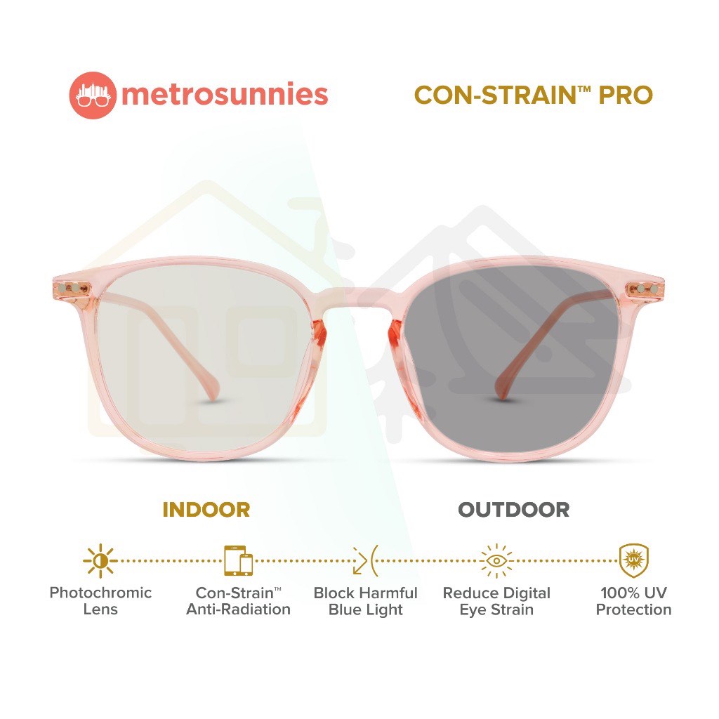MetroSunnies Jane Specs (Pink) Con-Strain PRO / Versairy Ultralight ...
