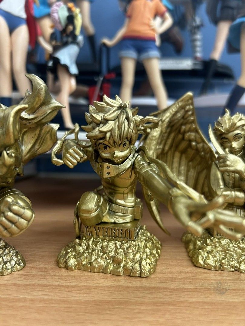 MHA Gold Bust Up Heroes Set, Hobbies & Toys, Toys & Games on Carousell