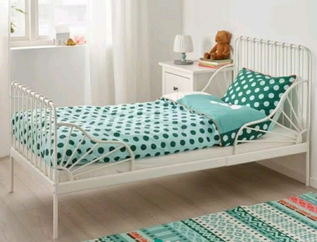 MINNEN IKEA EXTENDABLE BED FRAME WITH EXTENDABLE FOAM MATTRESS ...