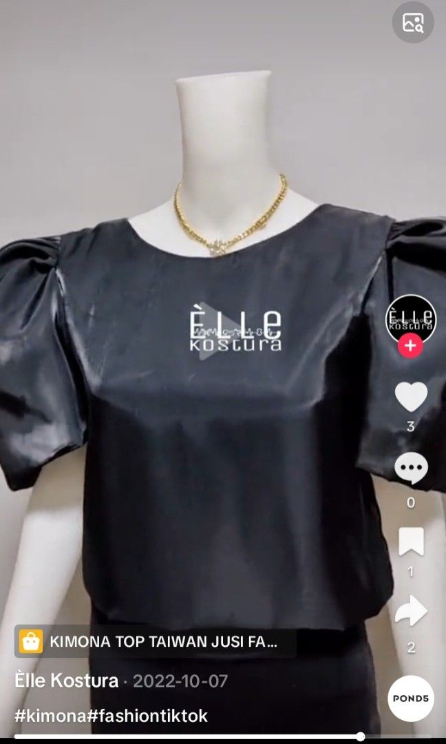 Modern Filipiniana Kimona, Women's Fashion, Tops, Blouses on Carousell