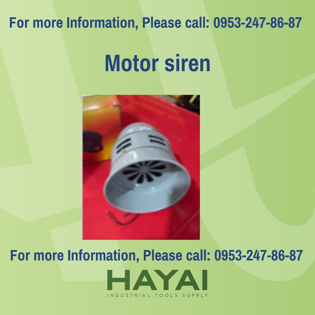 Motor siren, Commercial & Industrial, Construction Tools & Equipment on ...