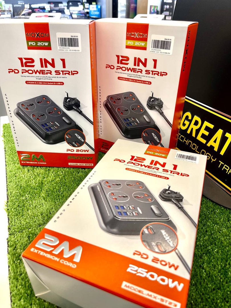 MOXOM PD EXTENSION, TV & Home Appliances, Electrical, Adaptors ...