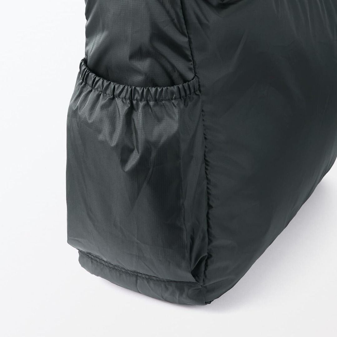 Muji Collapsible Shoulder Bag, Black APJC0831 on Carousell