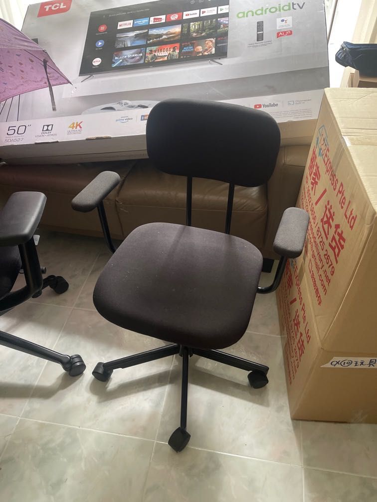 Muji office / working chair, Furniture & Home Living, Furniture, Chairs ...