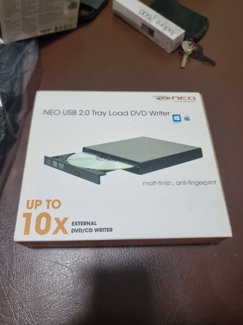 NEO USB 2.0 Tray Load DVD Writer, Computers & Tech, Parts & Accessories ...