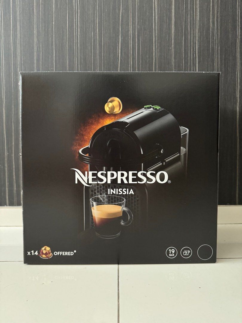 Nespresso Inissia Coffee Machine, TV & Home Appliances, Kitchen ...
