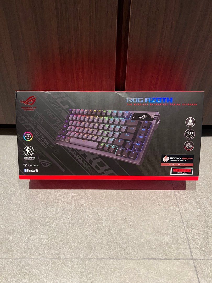NEW: Asus ROG Azoth Brown switch mechanical keyboard, Computers & Tech ...