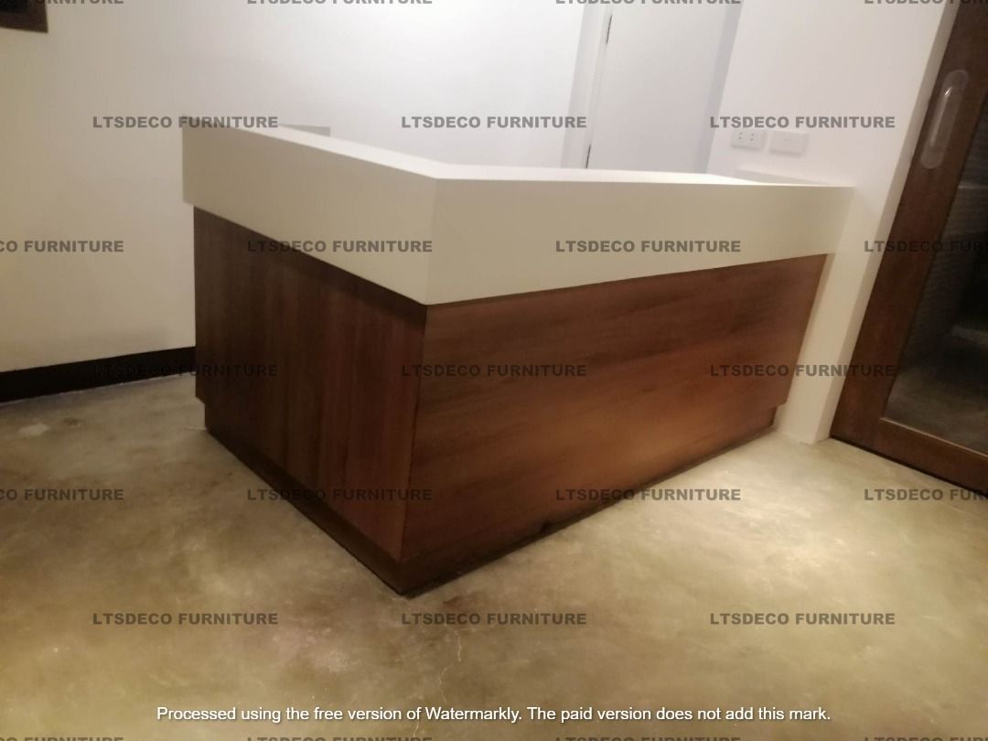 NEW COUNTER TABLE L SHAPE WITH OPEN CABINET OFFICE PARTITION CUSTOMIZED ...