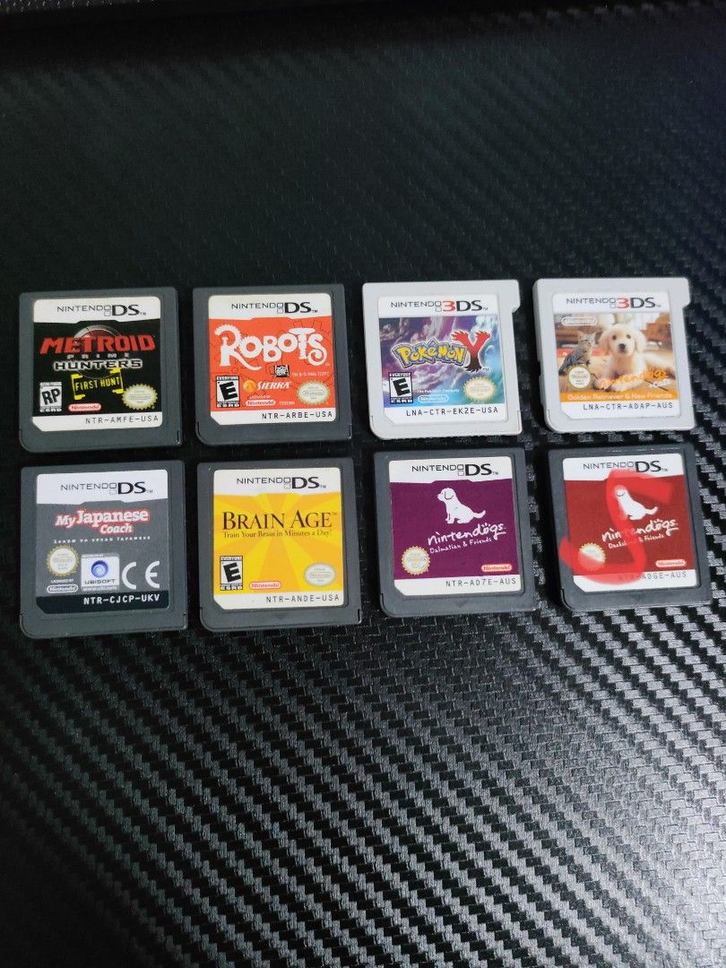 Nintendo DS and 3DS Game Carts, Video Gaming, Video Games, Nintendo on ...