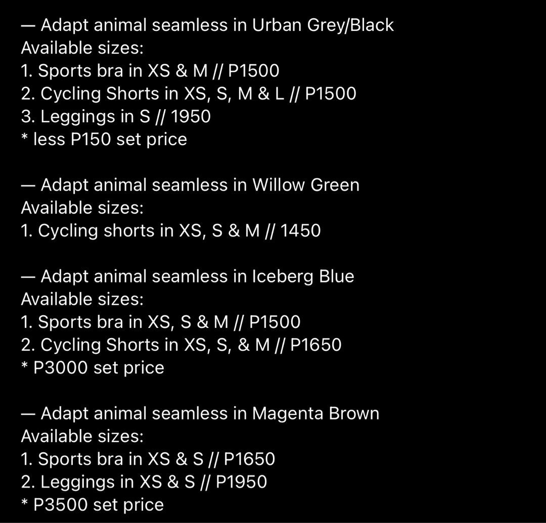 ON HAND Gymshark Animal Seamless Series, Men's Fashion, Activewear on Carousell