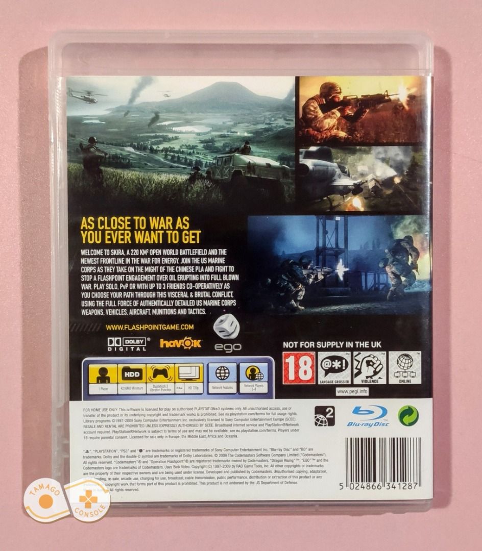 Operation Flashpoint: Dragon Rising - [PS3 Game] [ENGLISH Language] [CIB / Complete in Box ...