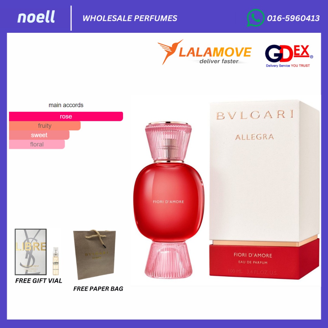 [ORIGINAL] AUTHENTIC READY STOCK BVLGARI ALLEGRA FIORI D’AMORE EDP ...