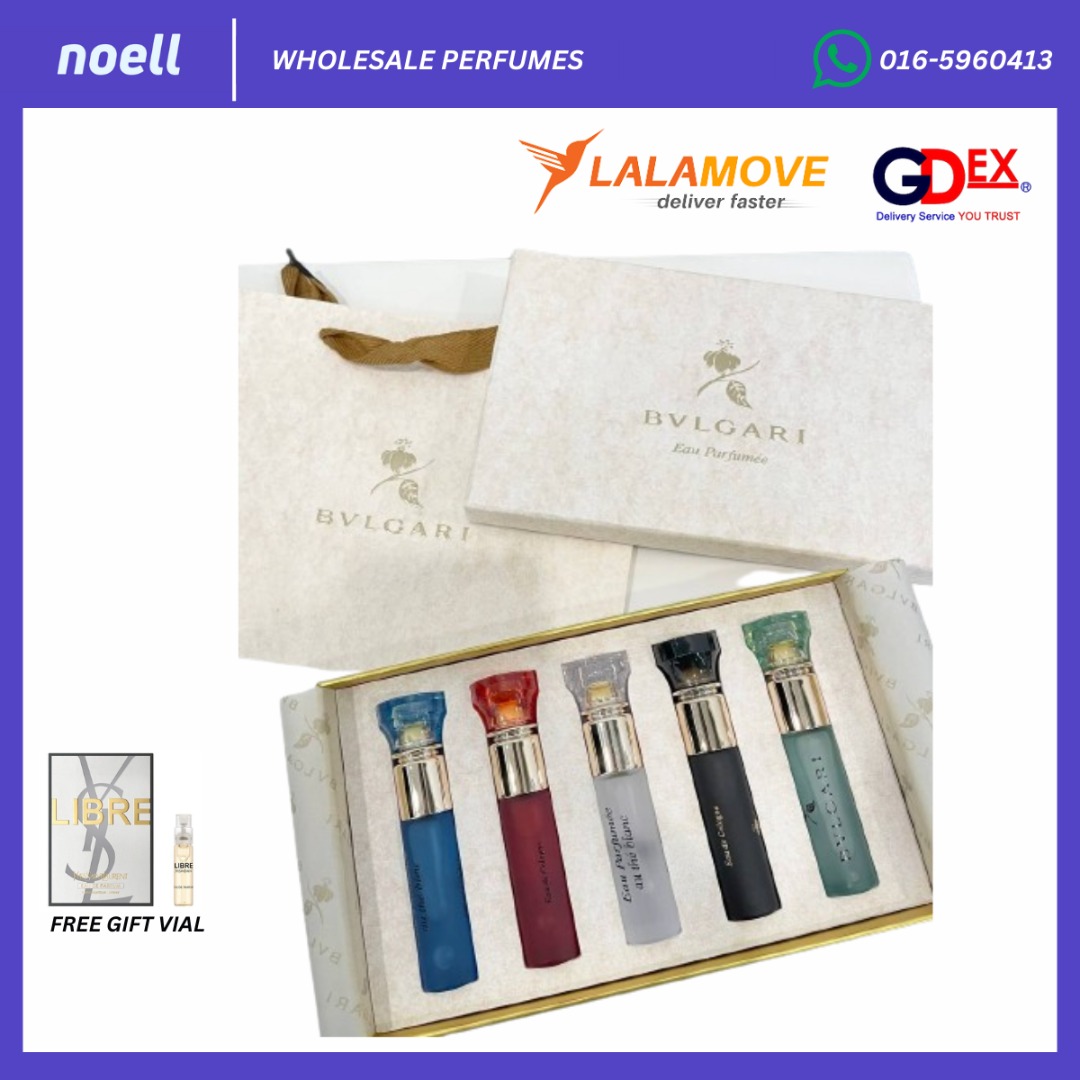 [ORIGINAL] AUTHENTIC READY STOCK BVLGARI EAU PARFUMEE 5IN1 SET PERFUME ...