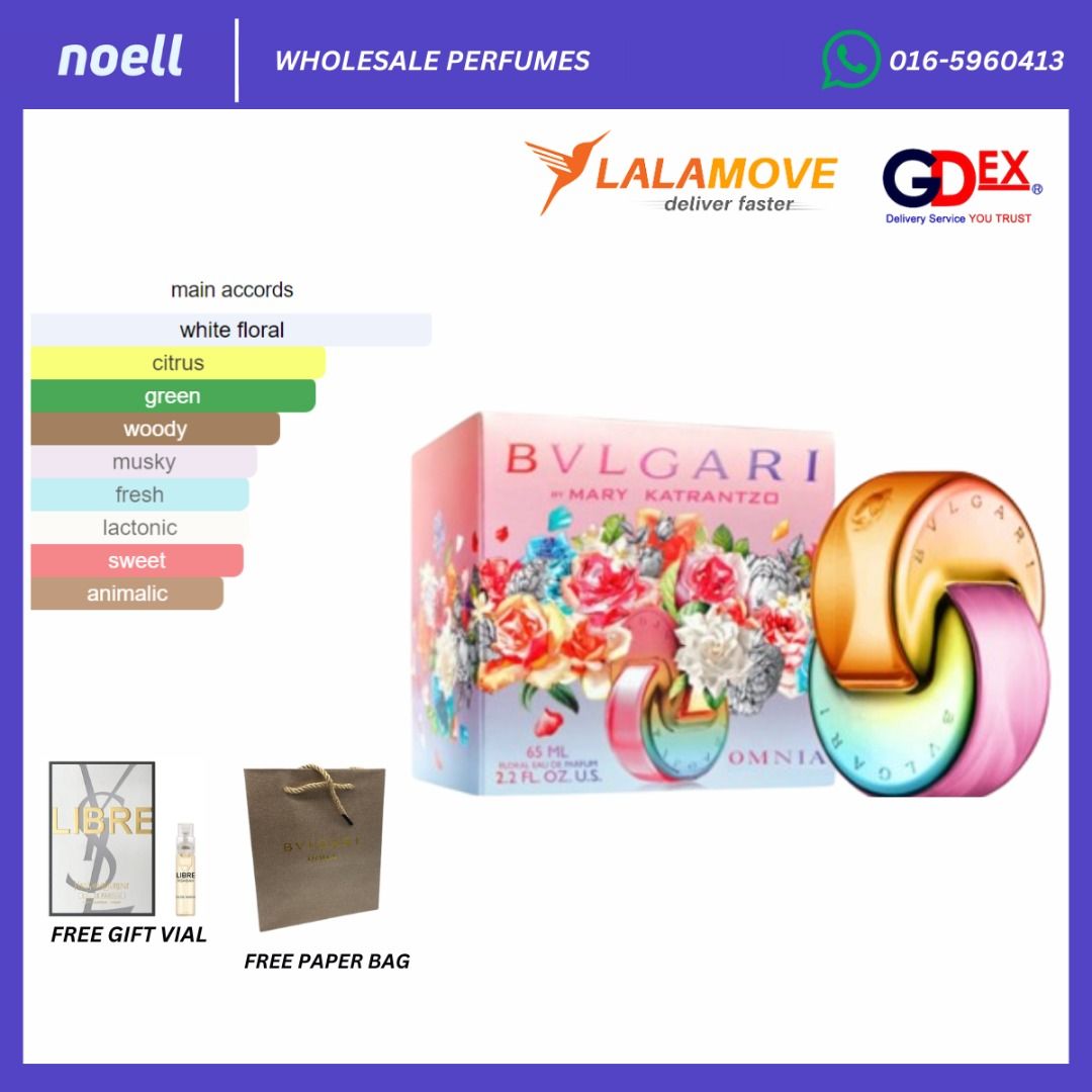 [ORIGINAL] AUTHENTIC READY STOCK BVLGARI OMNIA BY MARY KATRANTZOU EDP 65ML PERFUME FOR WOMEN ...