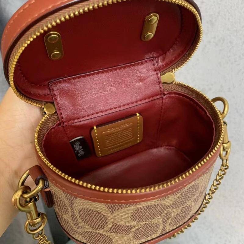 Original Coach Mini Trail Boxy Signature Jacquard Crossbody, Luxury ...